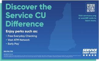 Discover the Service CU Difference, Service Credit Union, Portsmouth, NH