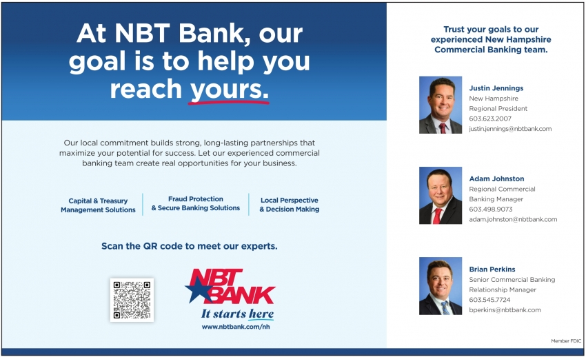 Trust Your Goals, NBT Bank